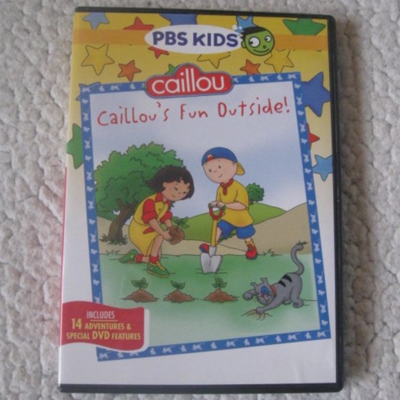 Pbs Kids | Toys | 45 Pbs Kids Caillous Fun Outside Dvd | Poshmark